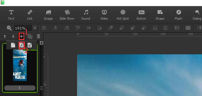 How To Insert New Page From External PDF Document PubHTML5 Help Center
